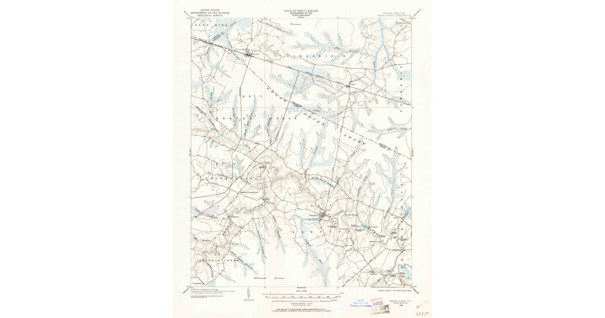 Old Maps of Cove City, NC | Pastmaps