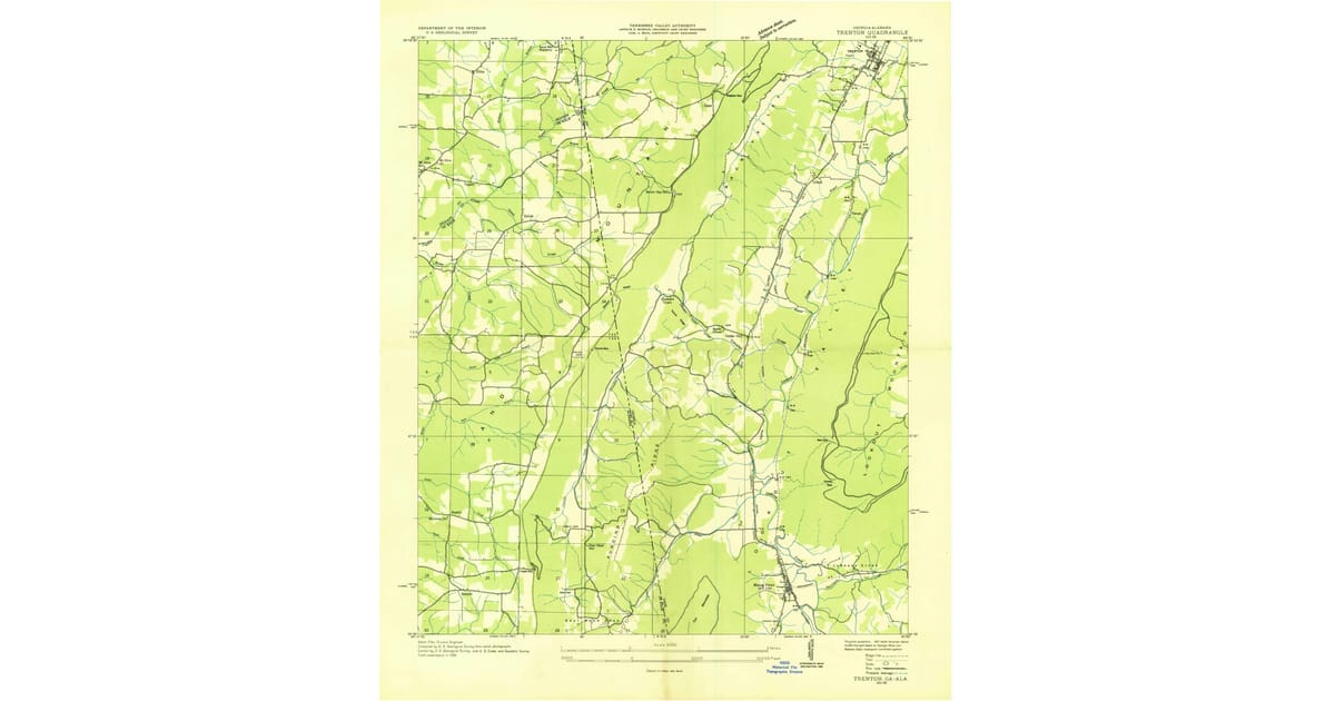 1930s Maps of DeKalb County, AL | Pastmaps
