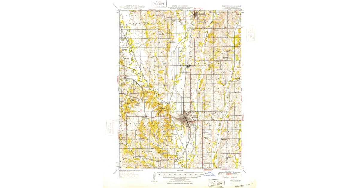 1948 Map of Trenton, MO — High-Res | Pastmaps