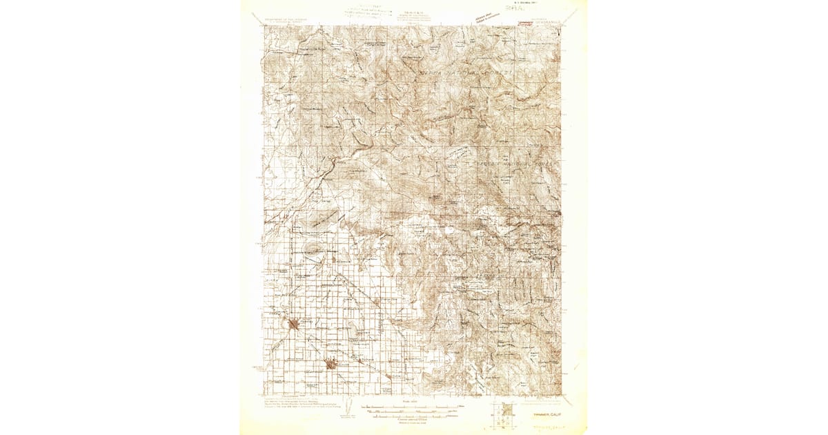 Old Maps of Dinuba, CA for Hiking & Exploration | Pastmaps