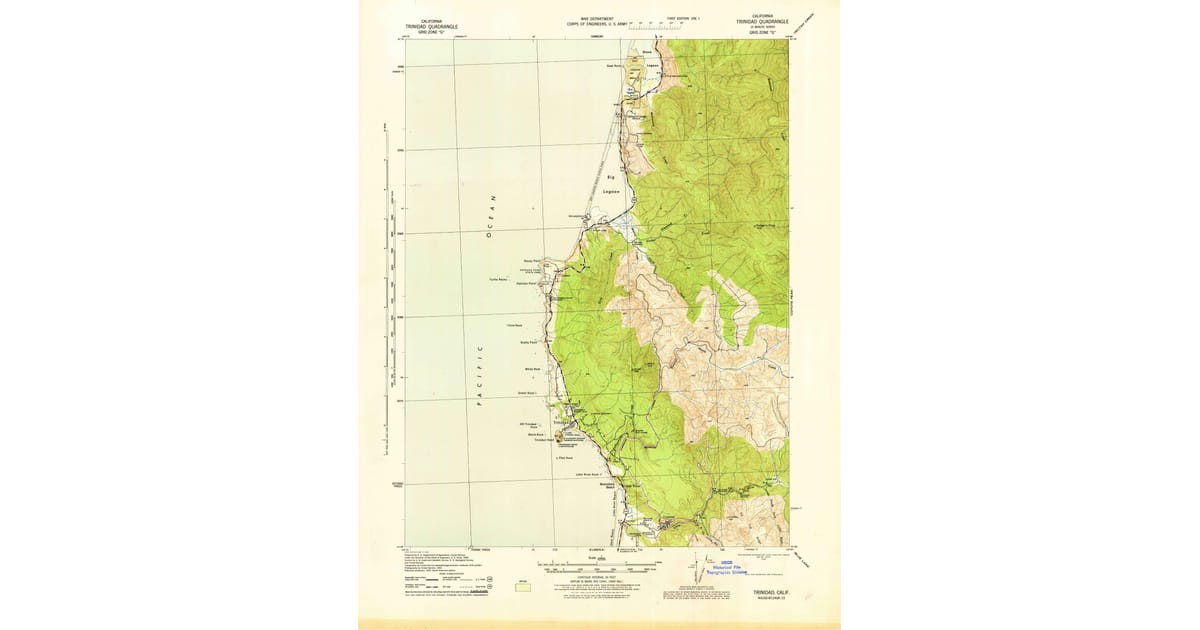Old Maps of Patricks Point, CA | Pastmaps