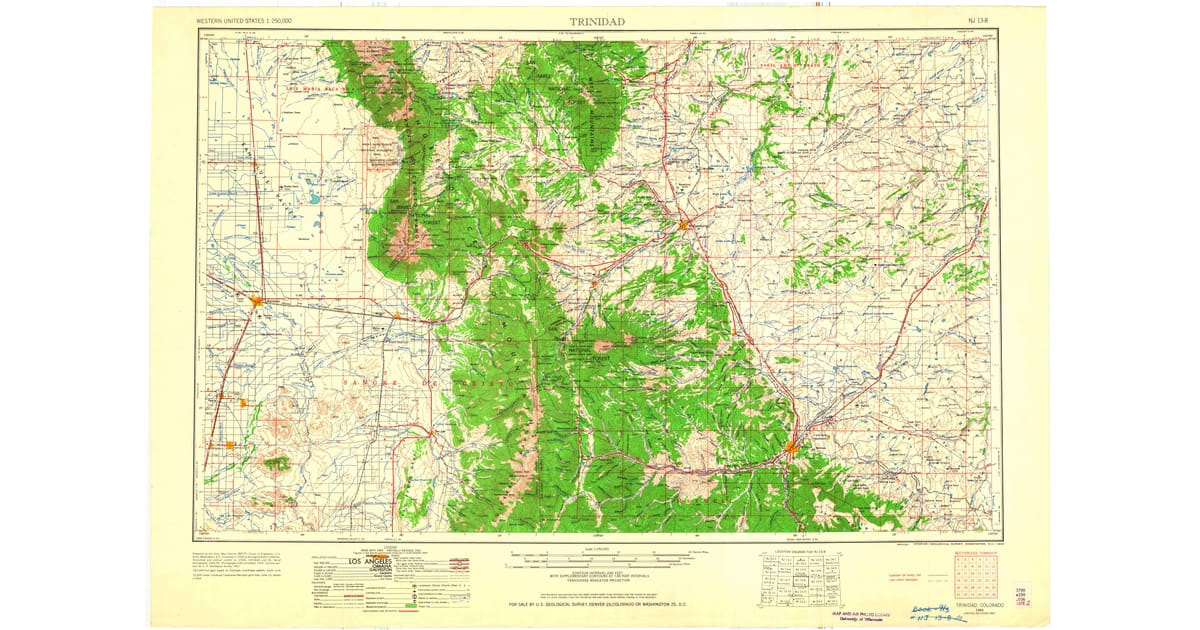 Old Maps of Chama, CO | Pastmaps