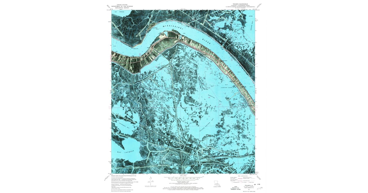 1970s Maps of Fort Jackson, LA | Pastmaps