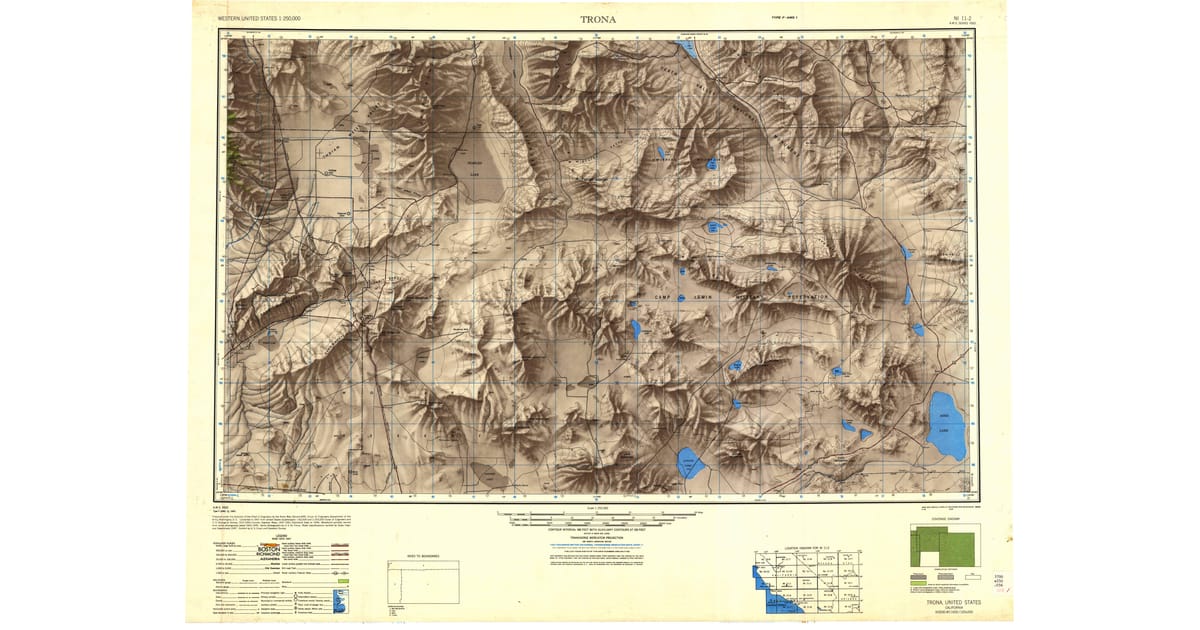 1948 Map of Trona, CA — High-Res | Pastmaps