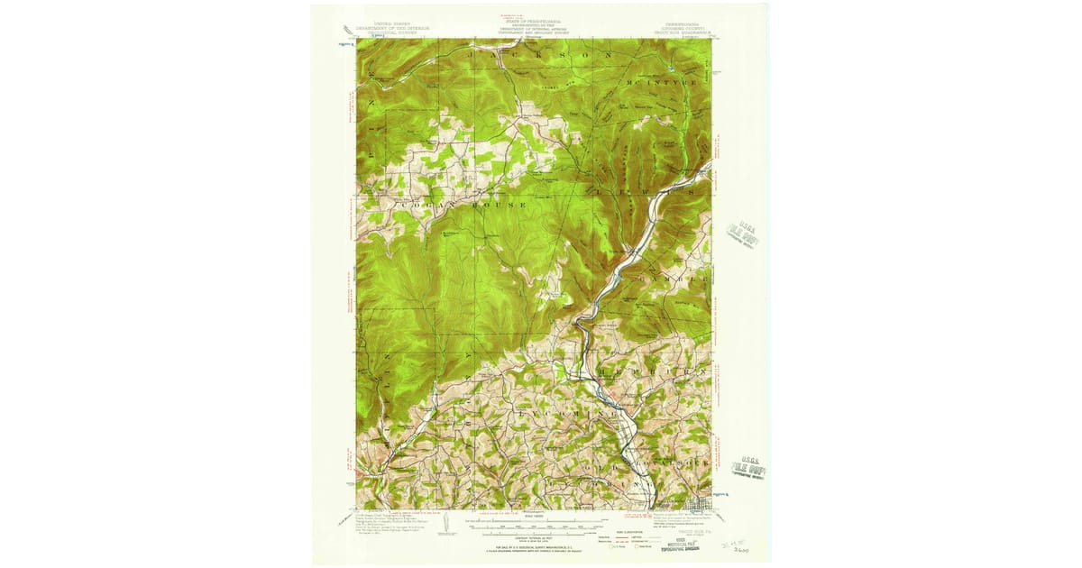 Old Maps of Jackson Township, PA | Pastmaps
