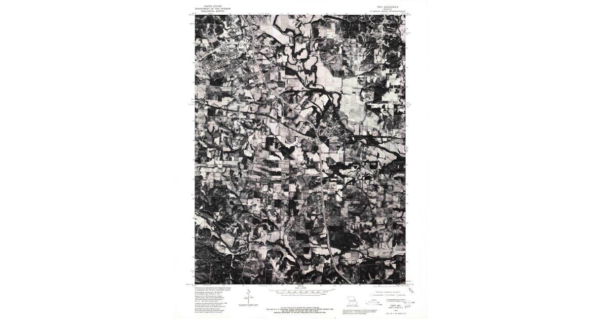1979 Map of Troy, MO — High-Res | Pastmaps