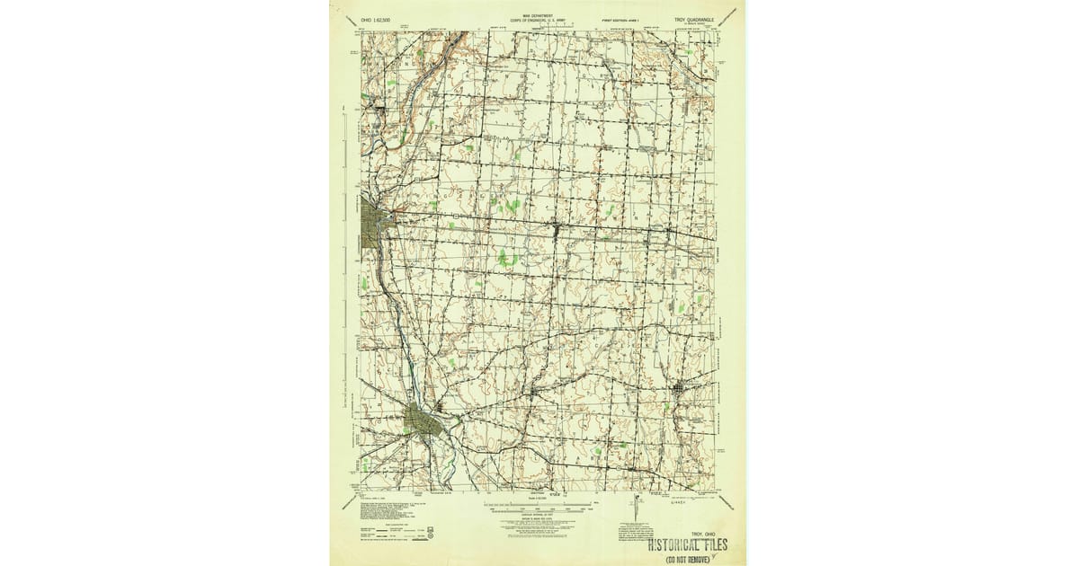 1940s Maps of Staunton, OH | Pastmaps