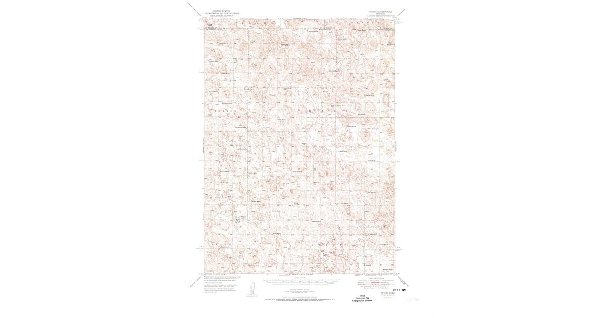 Old Maps of Tryon, NE | Pastmaps