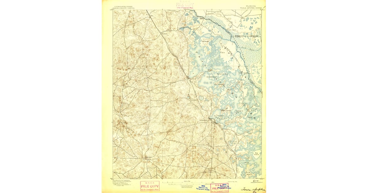 Old Maps of Floral City, FL for Academic Research | Pastmaps