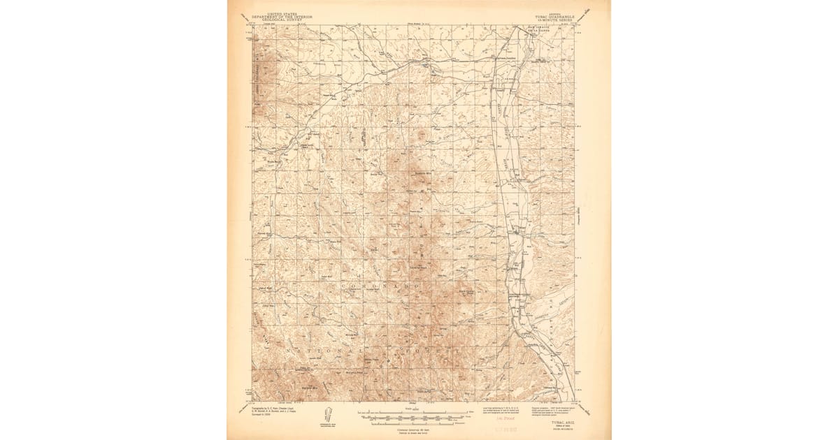 1940s Maps of Amado, AZ | Pastmaps