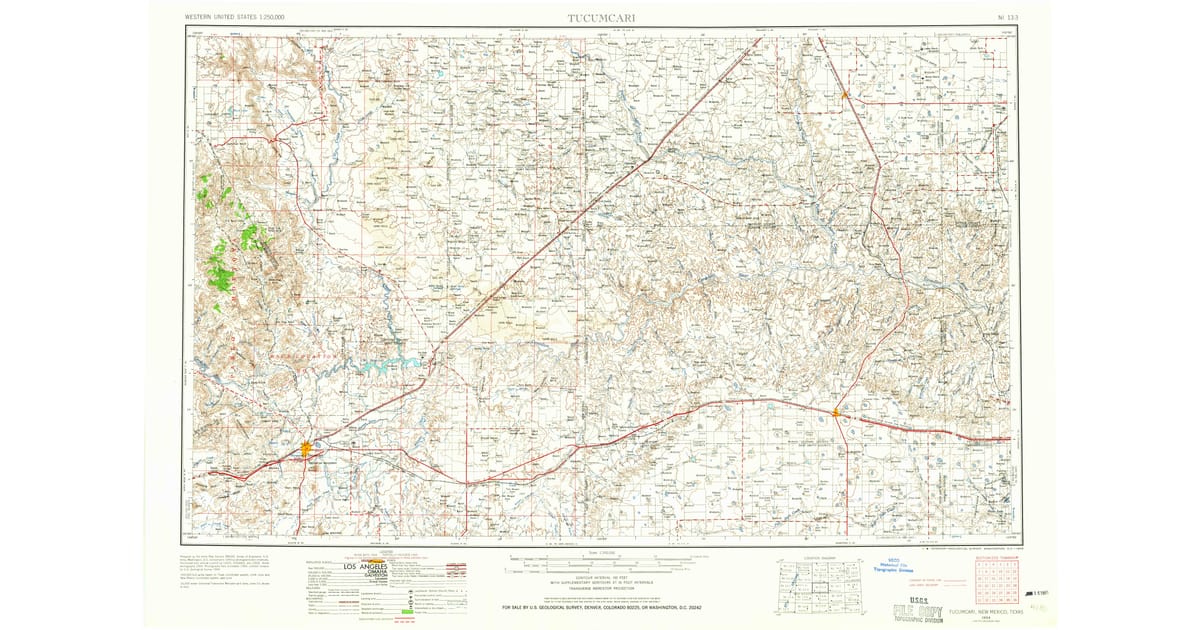 Old Maps of Albert, NM for Genealogy | Pastmaps