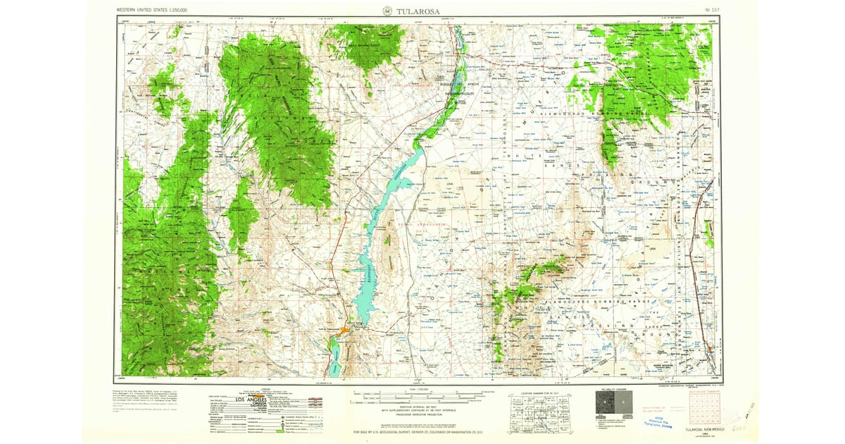 1950s Maps of Catron County, NM | Pastmaps