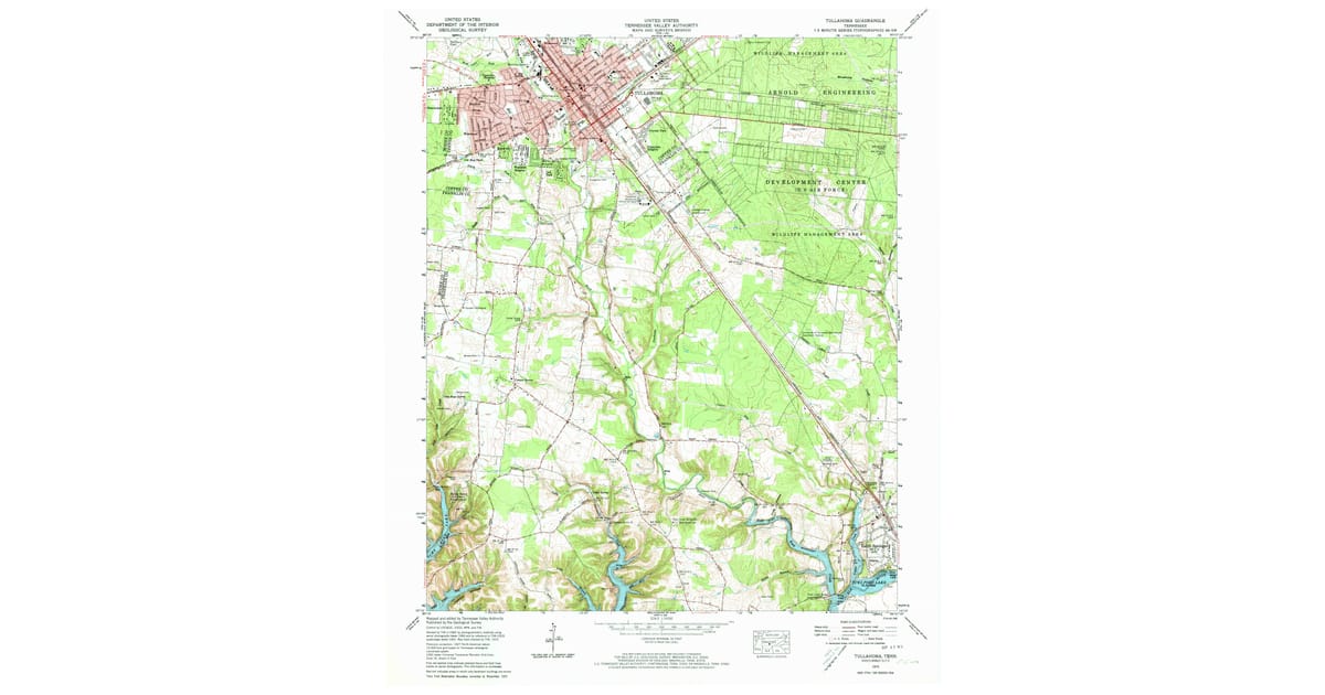 1970s Maps of Moore County, TN | Pastmaps