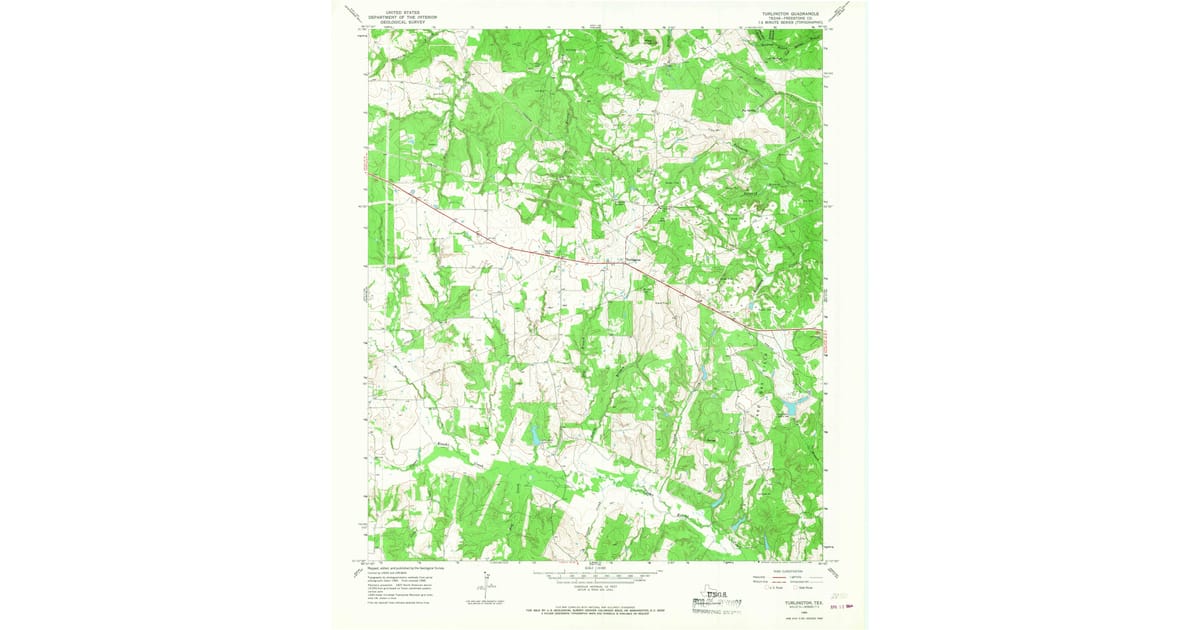 1960s Maps of Turlington, TX | Pastmaps