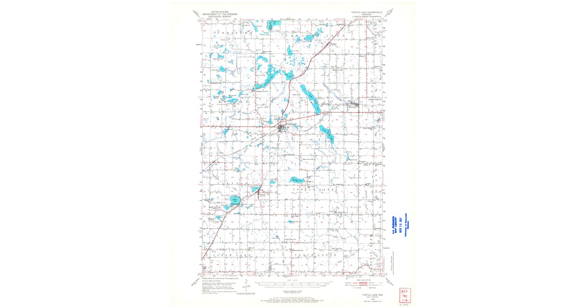 Old Maps of Turtle Lake, WI | Pastmaps