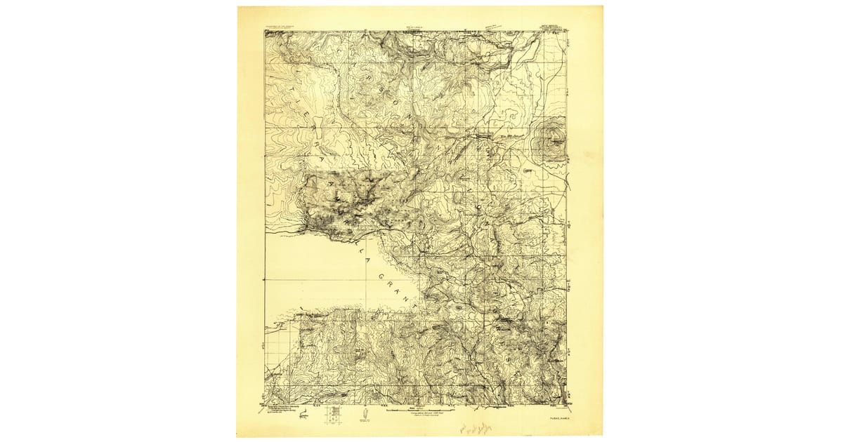 Old Maps of Las Tablas, NM | Pastmaps