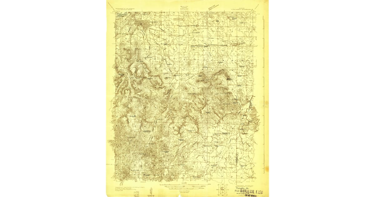 1920s Maps of Colbert County, AL | Pastmaps
