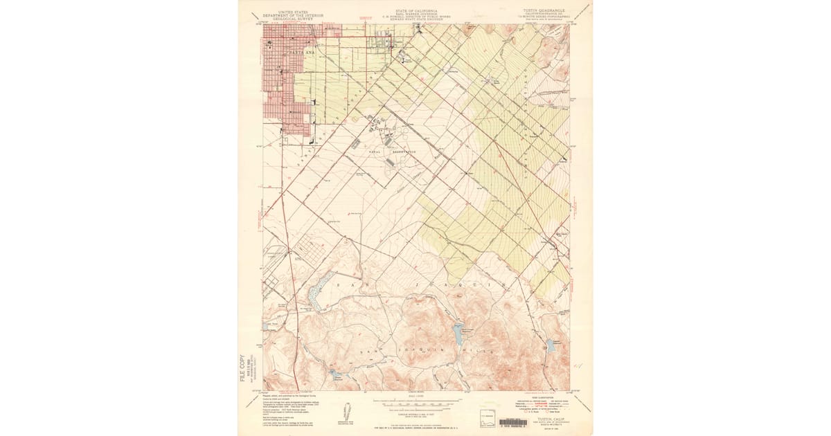 1950s Maps of Turtle Rock Crest, Turtle Rock | Pastmaps