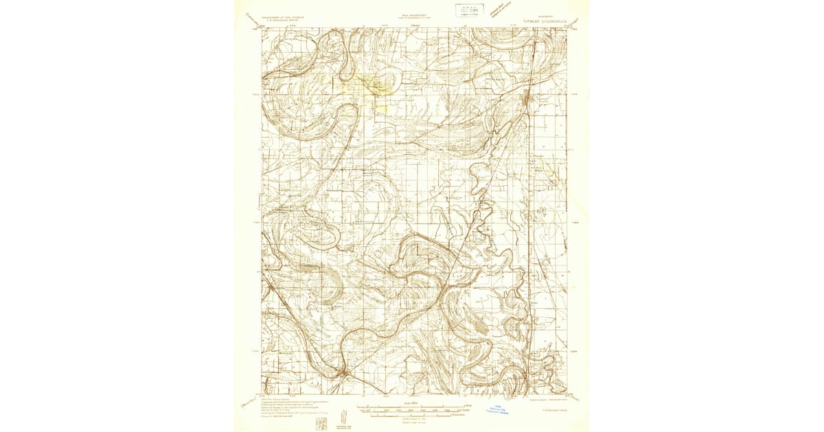 Old Maps of Oliverfried, MS for Hiking & Exploration | Pastmaps