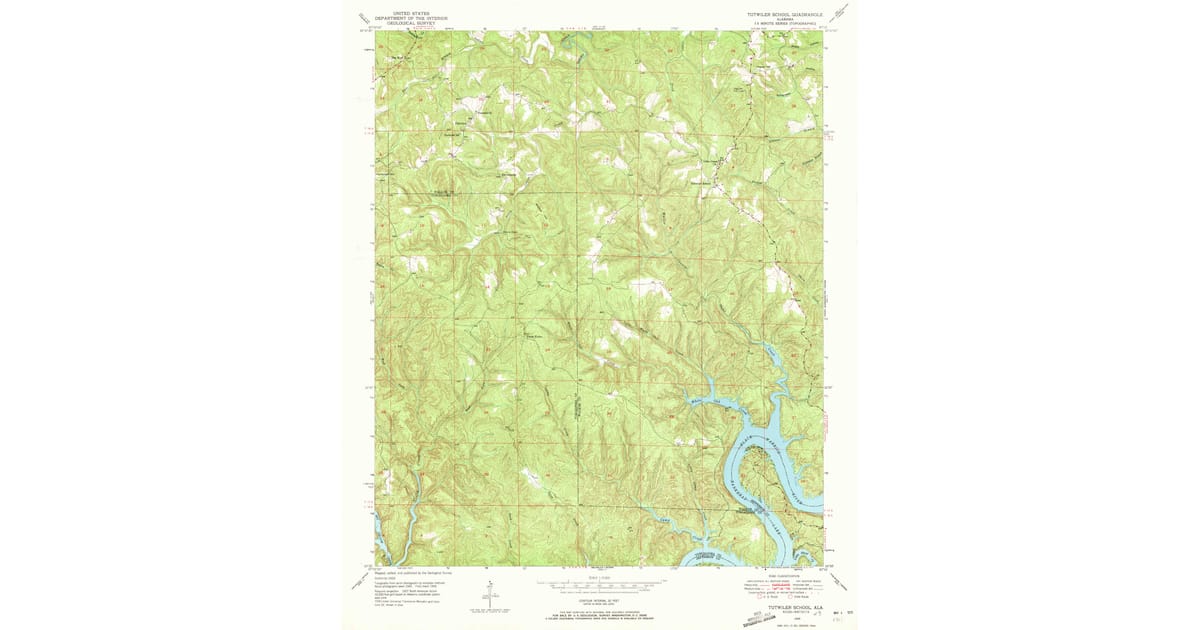 1900s (20th Century) Maps of Tutwiler, AL | Pastmaps