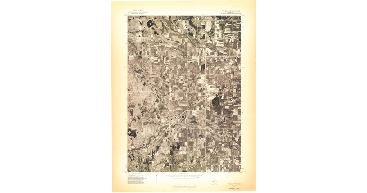 1970s Maps of Holton Township, MI | Pastmaps
