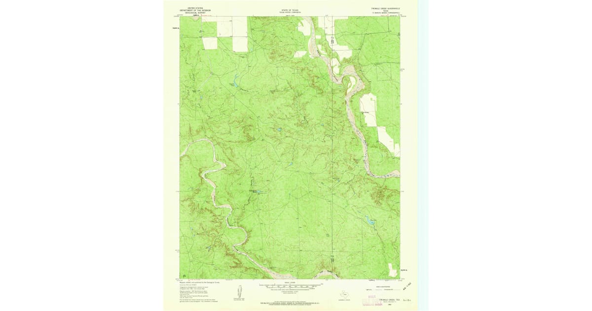 1960s Maps of Garza County, TX | Pastmaps