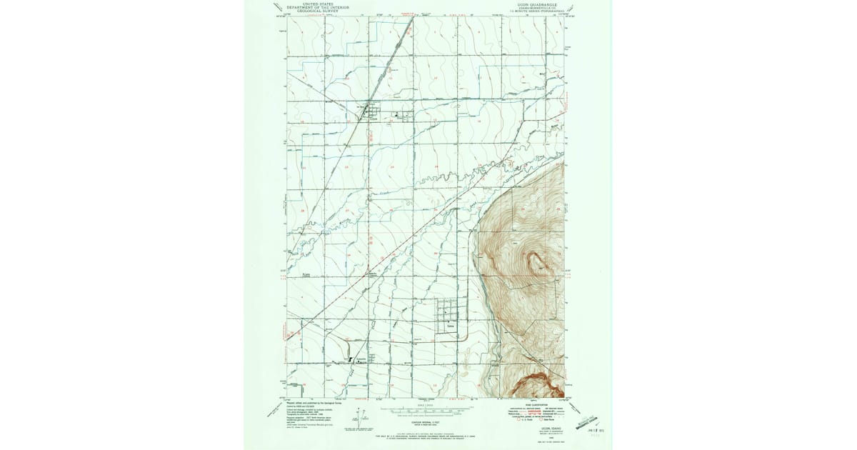 Old Maps of Milo, ID | Pastmaps