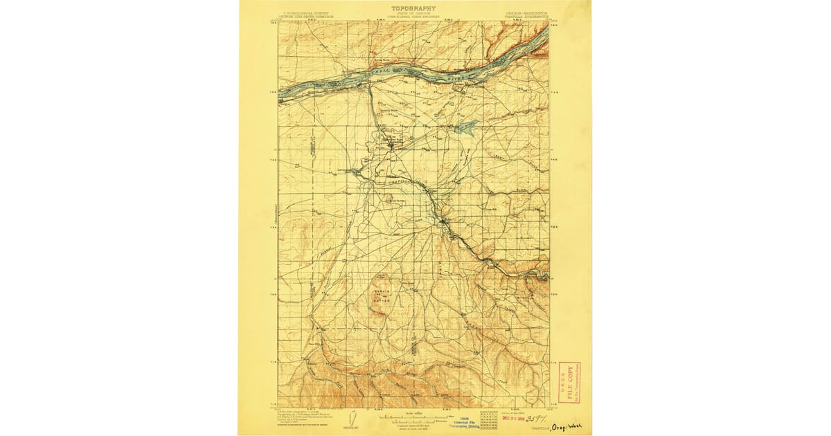 Old Maps of Umatilla County, OR | Pastmaps