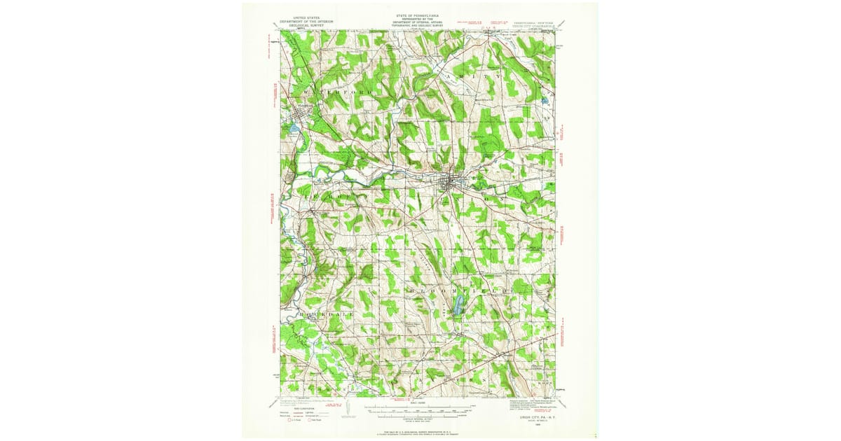 1900s (20th Century) Maps of Mill Village, PA | Pastmaps