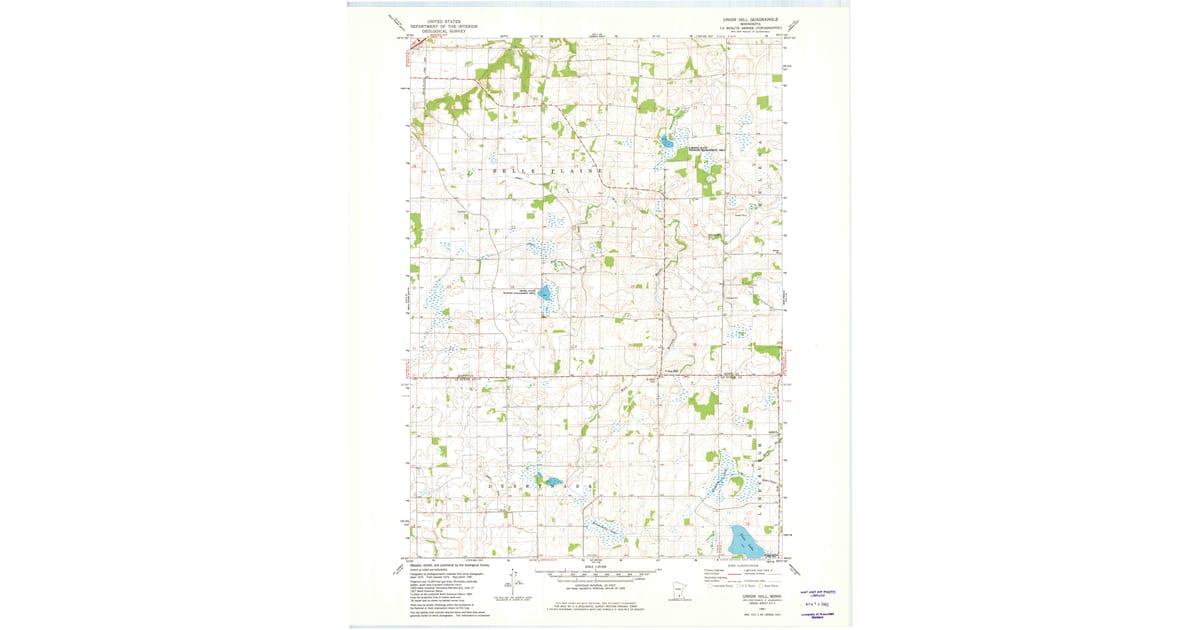 1981 Map of Union Hill, Scott County, MN — High-Res | Pastmaps