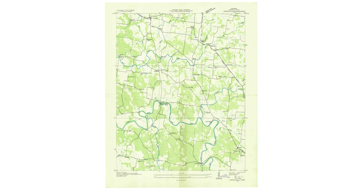 Old Maps of Halls Mill, TN | Pastmaps
