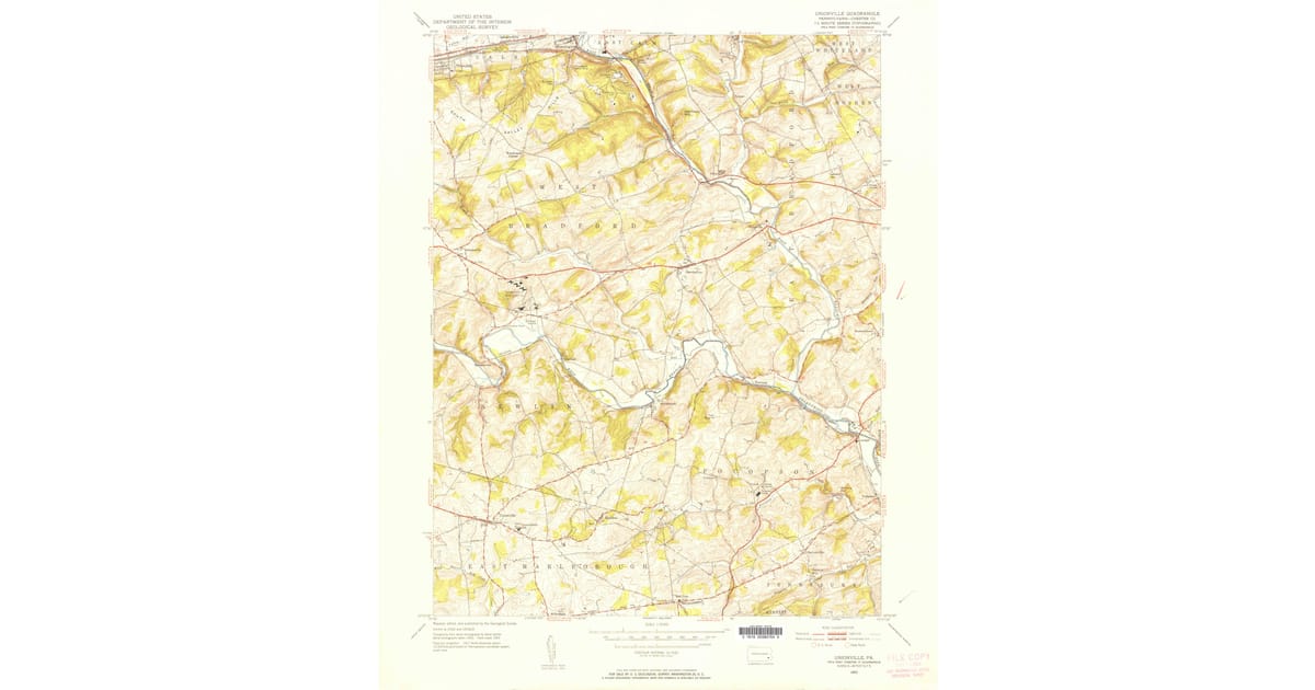 1950s Maps of Newlin Township, PA | Pastmaps