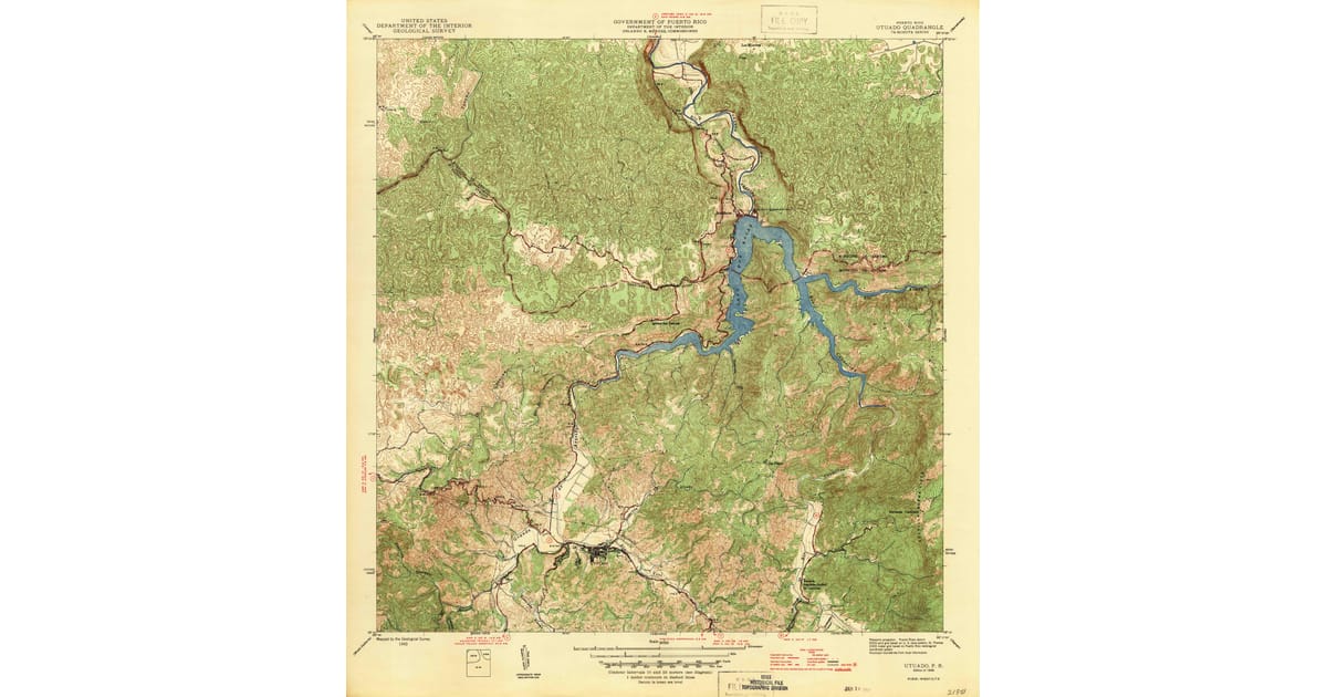 1940s Maps of Caguana, Utuado | Pastmaps