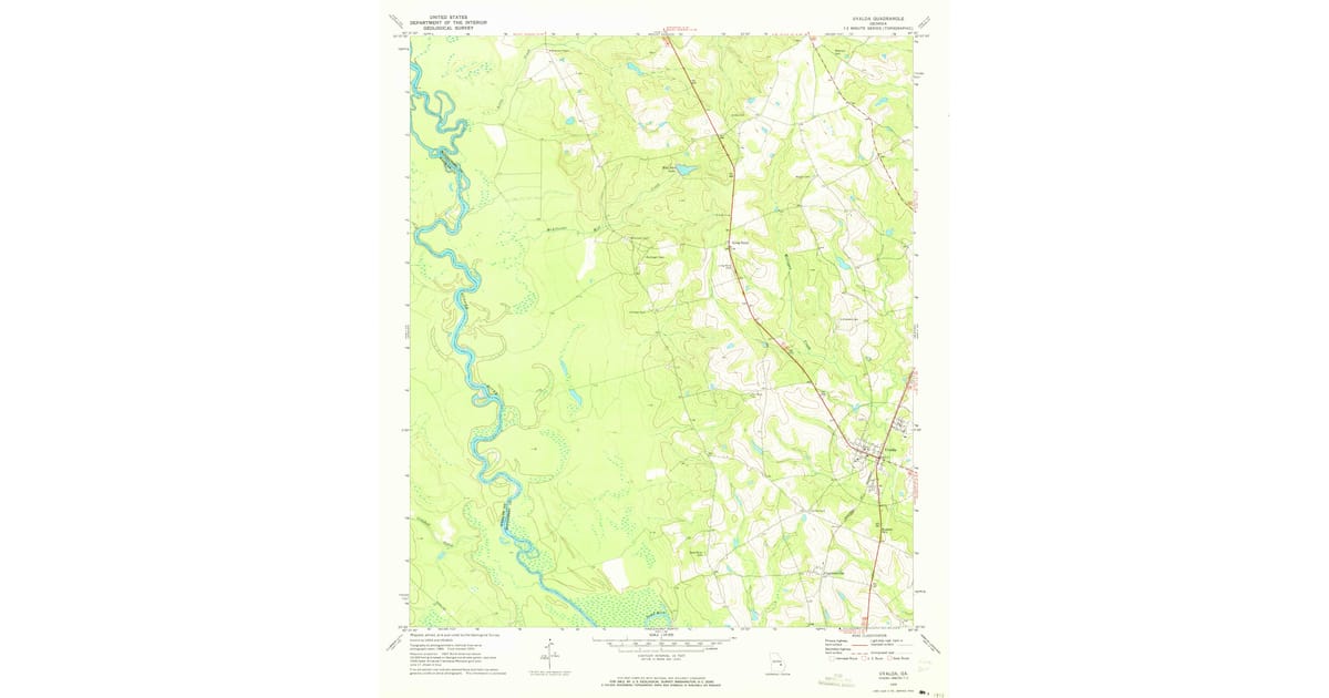 1970s Maps of Long Pond, GA | Pastmaps