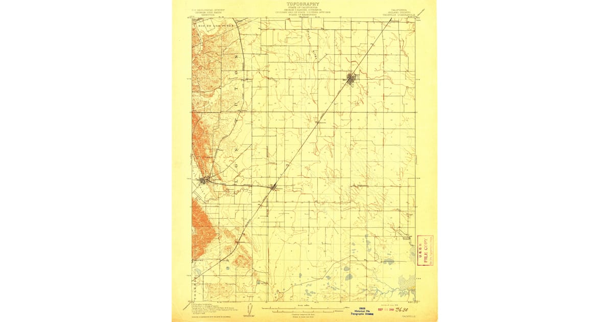 1908 Map of Vacaville, CA — High-Res | Pastmaps