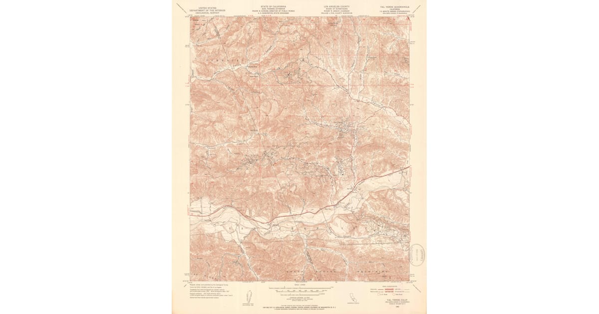 1950s Maps of Homestead, Los Angeles County | Pastmaps