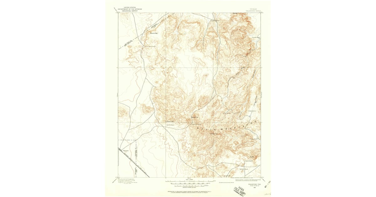 Old Maps of Rockpile Ranch, TX | Pastmaps