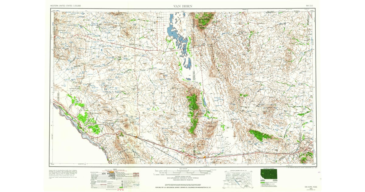 Old Historical Maps of Salt Flat, TX | Pastmaps