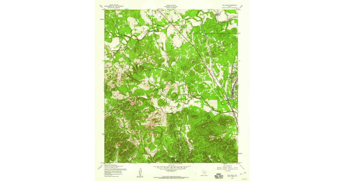 1950s Maps of Kendall County, TX | Pastmaps
