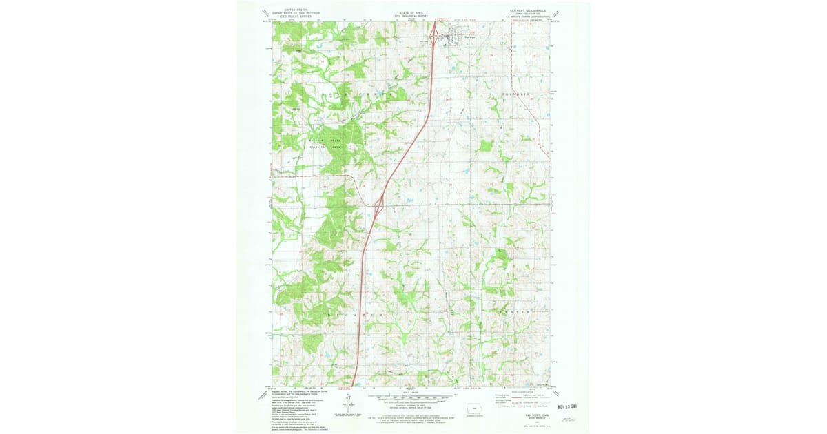 1980s Maps of Decatur County, IA | Pastmaps