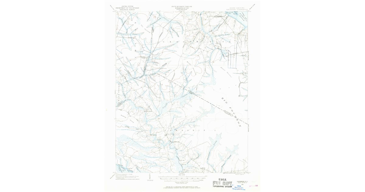 Old Maps of Beaufort County, NC for Genealogy | Pastmaps