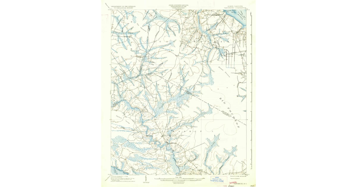 1904 Map of Vanceboro, NC — High-Res | Pastmaps