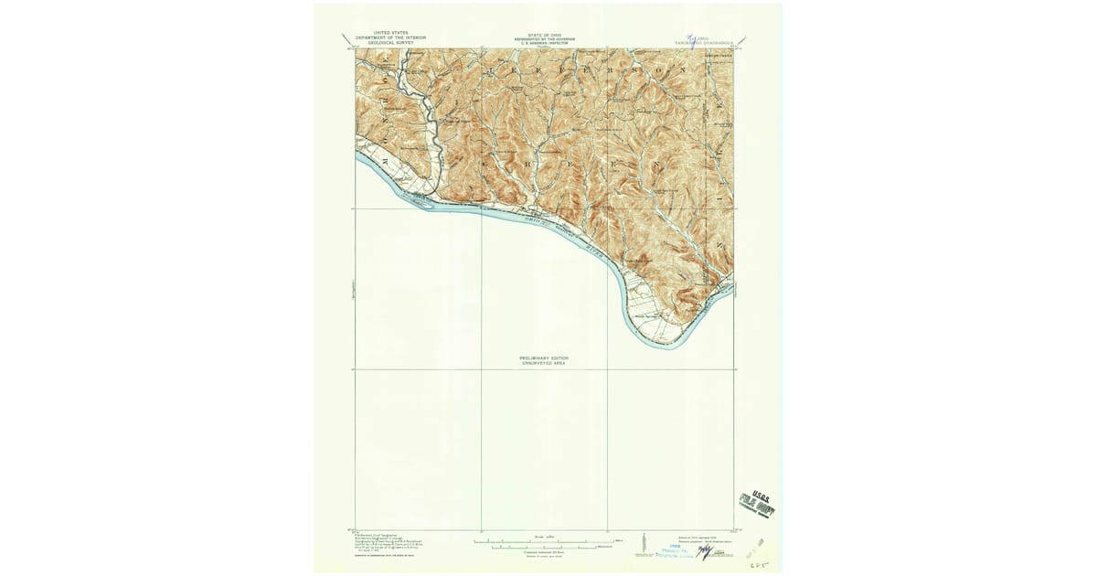 1919 Map of Vanceburg, KY — High-Res | Pastmaps