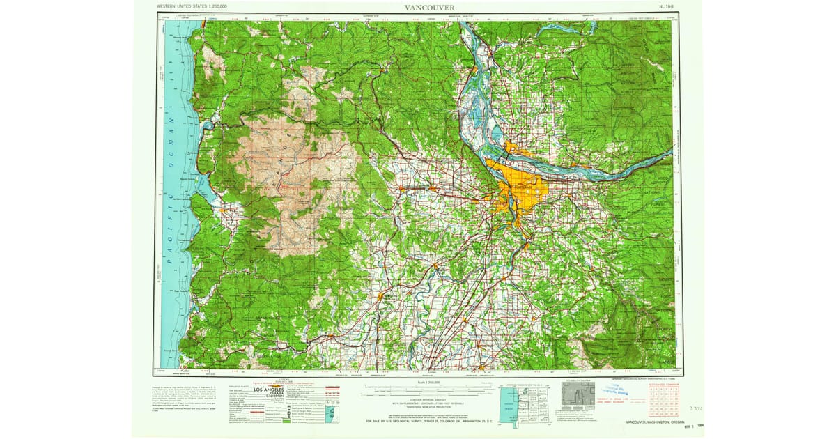 1960s Maps of Forest Grove, OR | Pastmaps