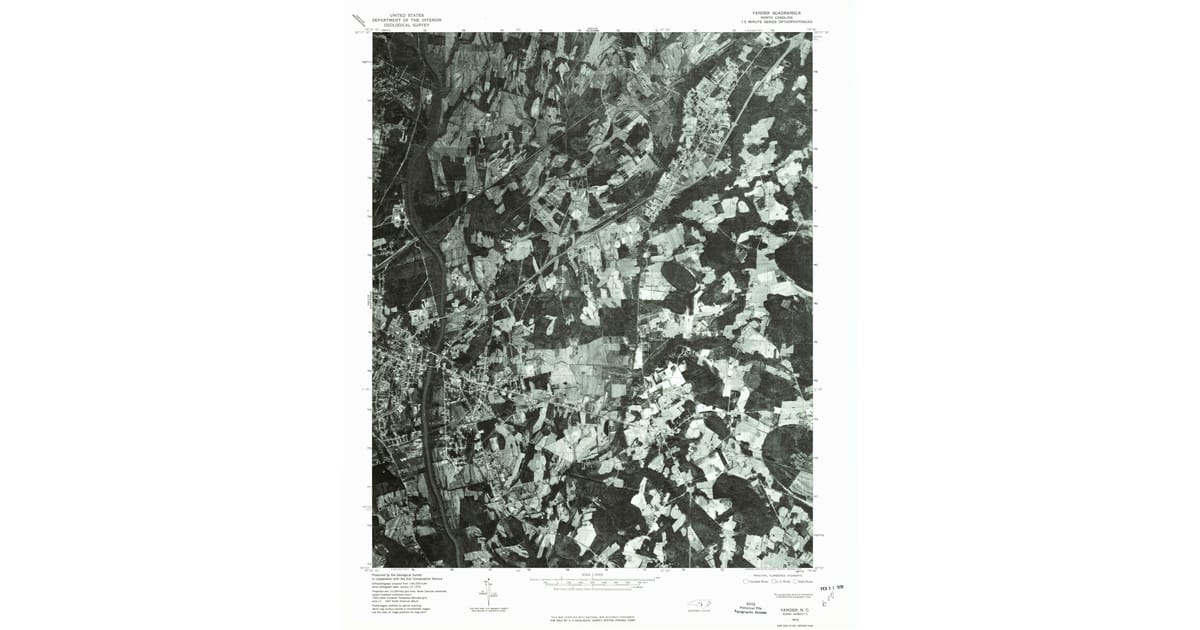 1970s Maps of Vander, NC | Pastmaps