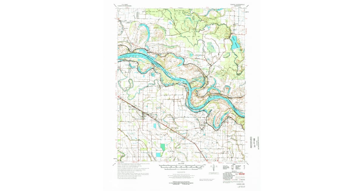 1978 Map of Varner, Lincoln County, AR — High-Res | Pastmaps