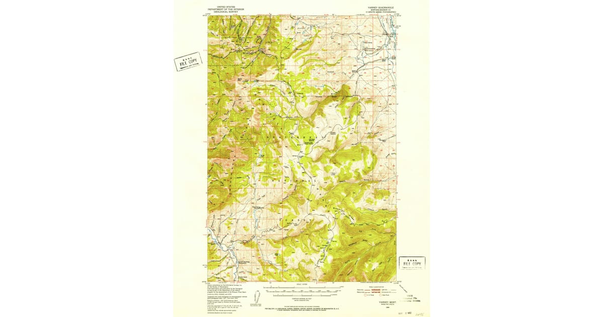 1949 Map of Varney, Madison County, MT — High-Res | Pastmaps