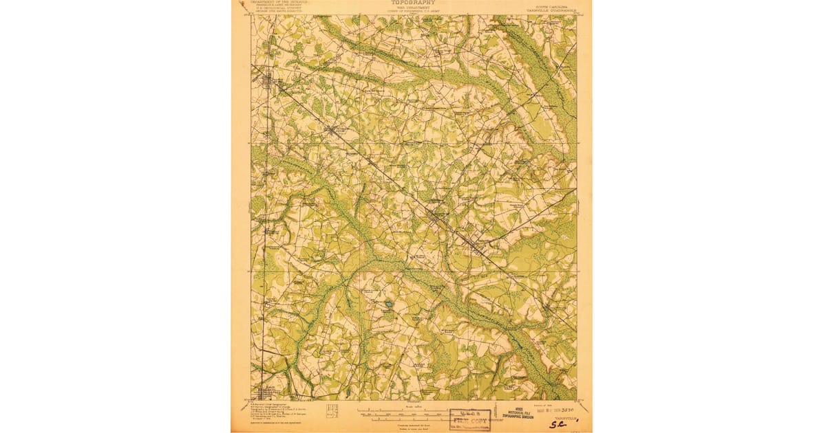 Old Maps of Hampton, SC for Genealogy | Pastmaps
