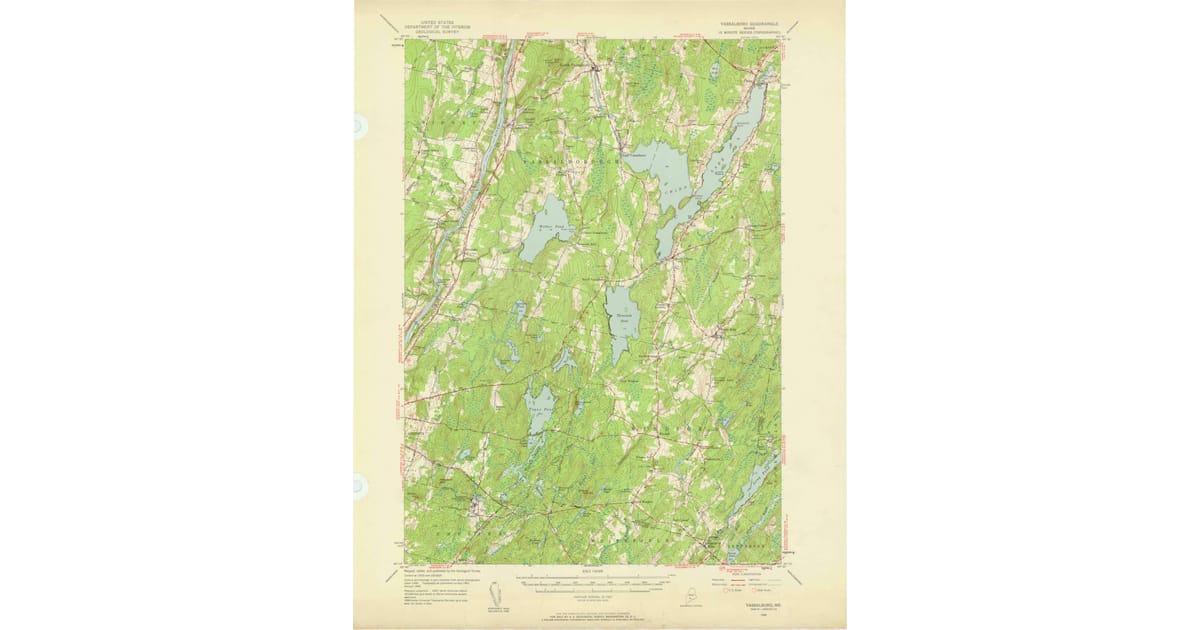 1950s Maps of Winslow, ME | Pastmaps