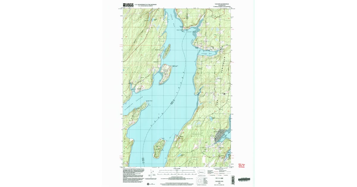 1990s Maps of Vaughn, WA | Pastmaps